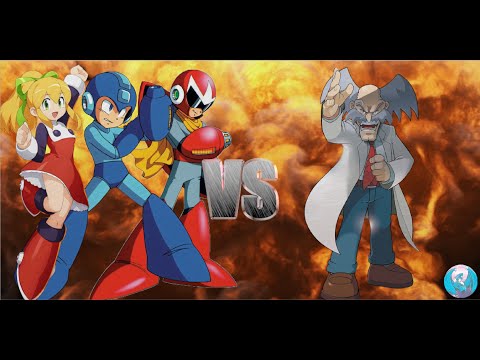 MUGEN - Request - Megaman, Roll + Protoman (Me) VS Dr. Wily (Details in Description)