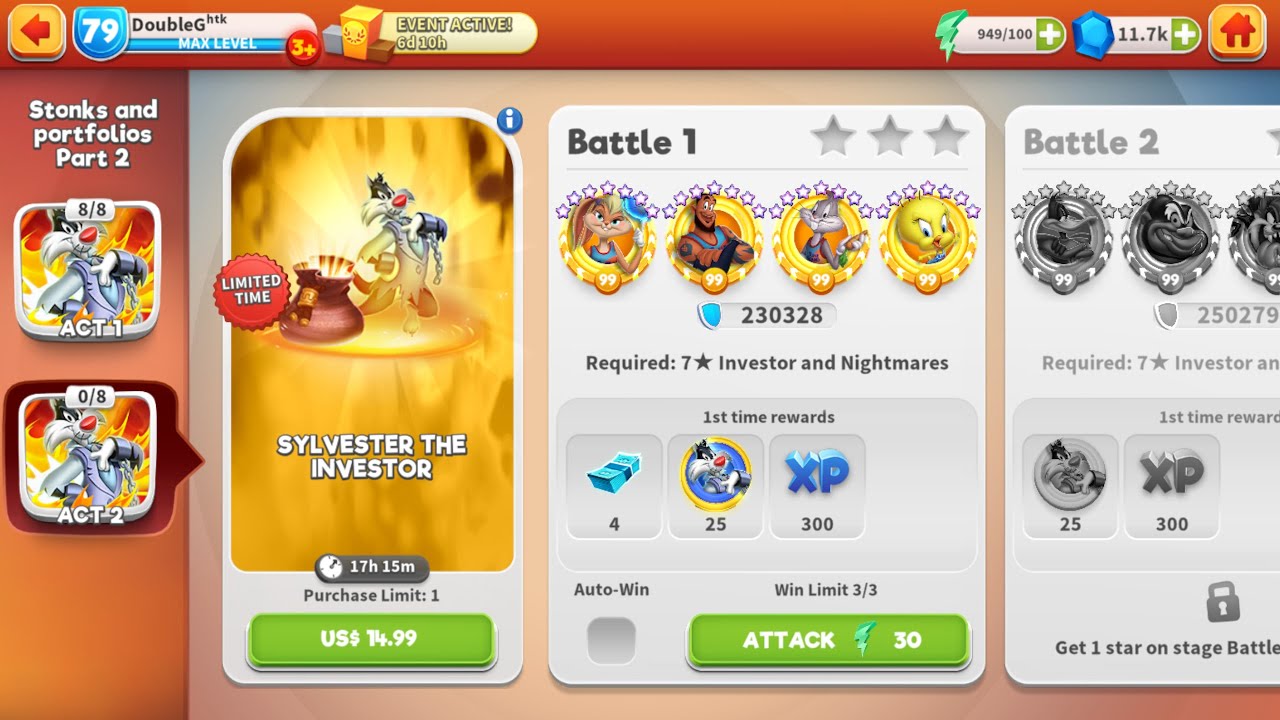 Sylvester the Investor: Stonks and Portfolios: Part 2, Act 2, Battles 1 ...