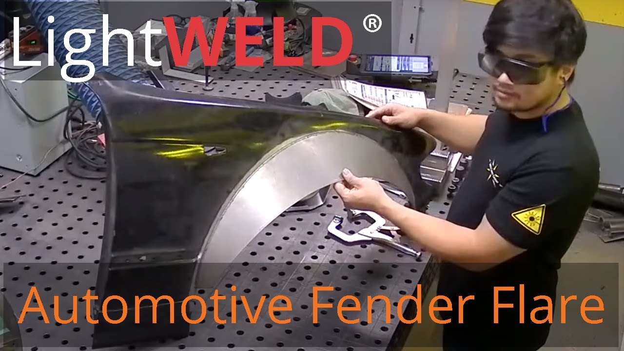 Adding Flare to Car Fender with LightWELD Clean and Weld - YouTube