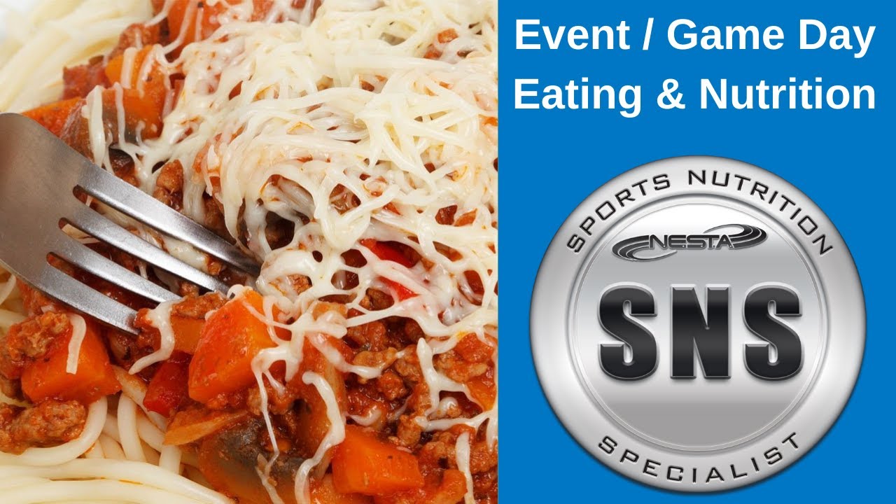 Sports Event Day / Pre-Game Nutrition and Meal Planning - YouTube