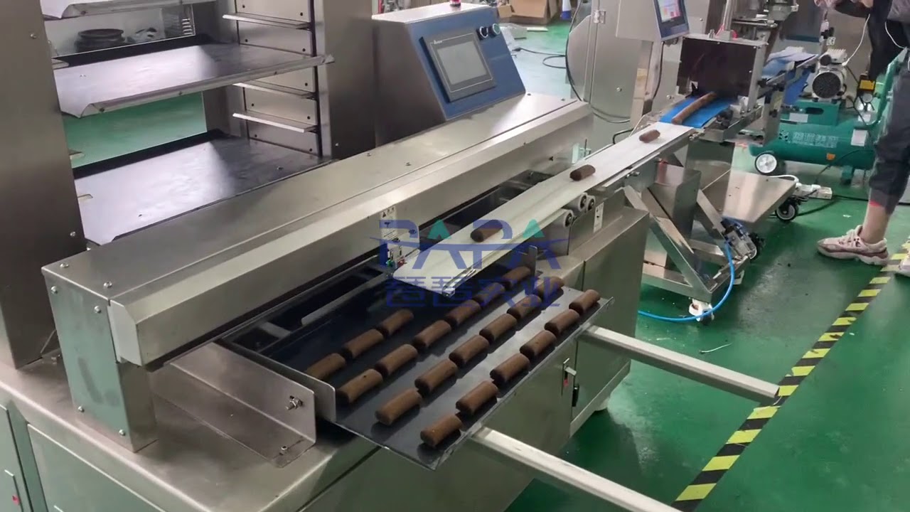 fig bar making machine for Greece customer - YouTube