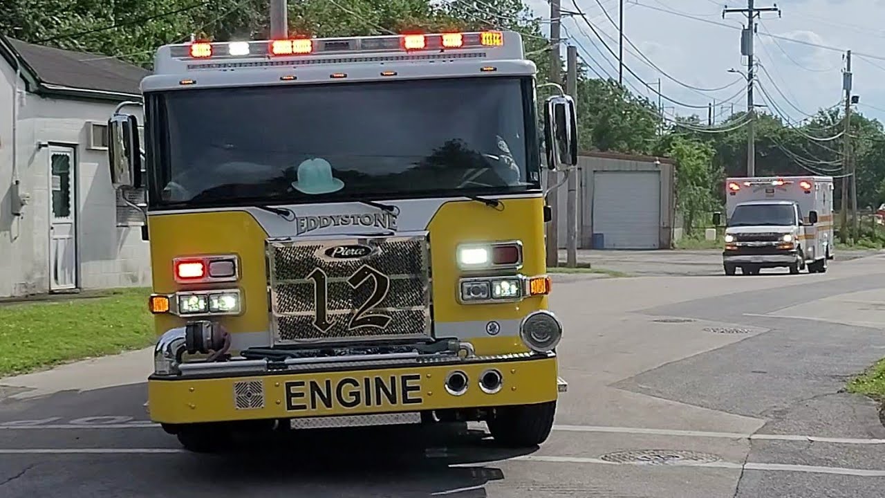 EddyStone Fire Company Responding - YouTube