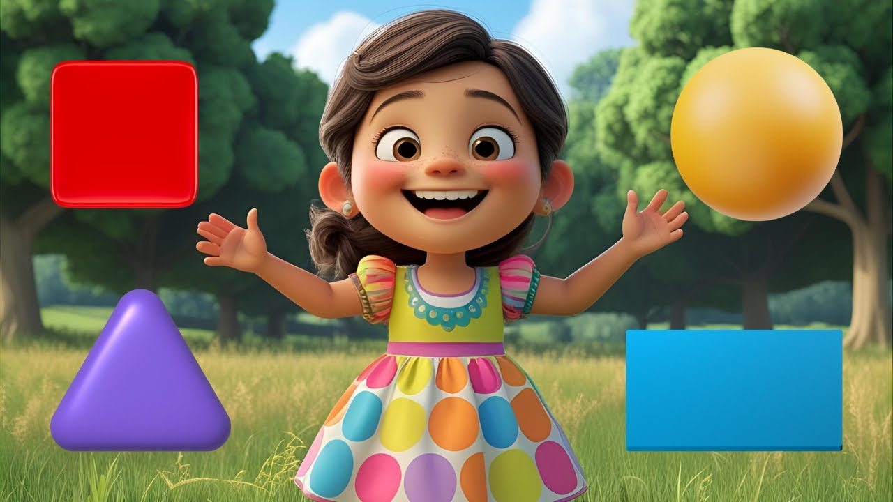 Shapes Are All Around || Learn Shapes Circle, Triangle, Square || Shape ...