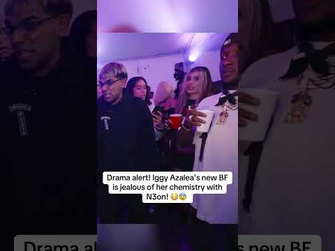 Drama alert! Iggy Azalea's new BF is jealous of her chemistry with N3on! 😳😨 #n3on #iggyazalea