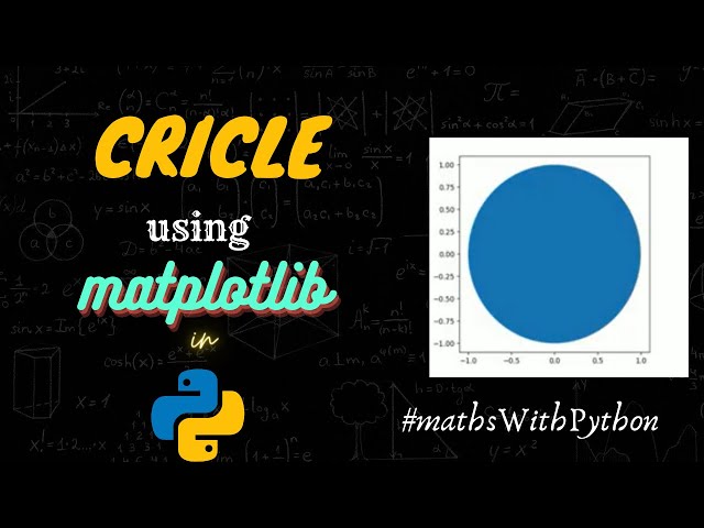 How To Draw Circle In Python Using Matplotlib 2695