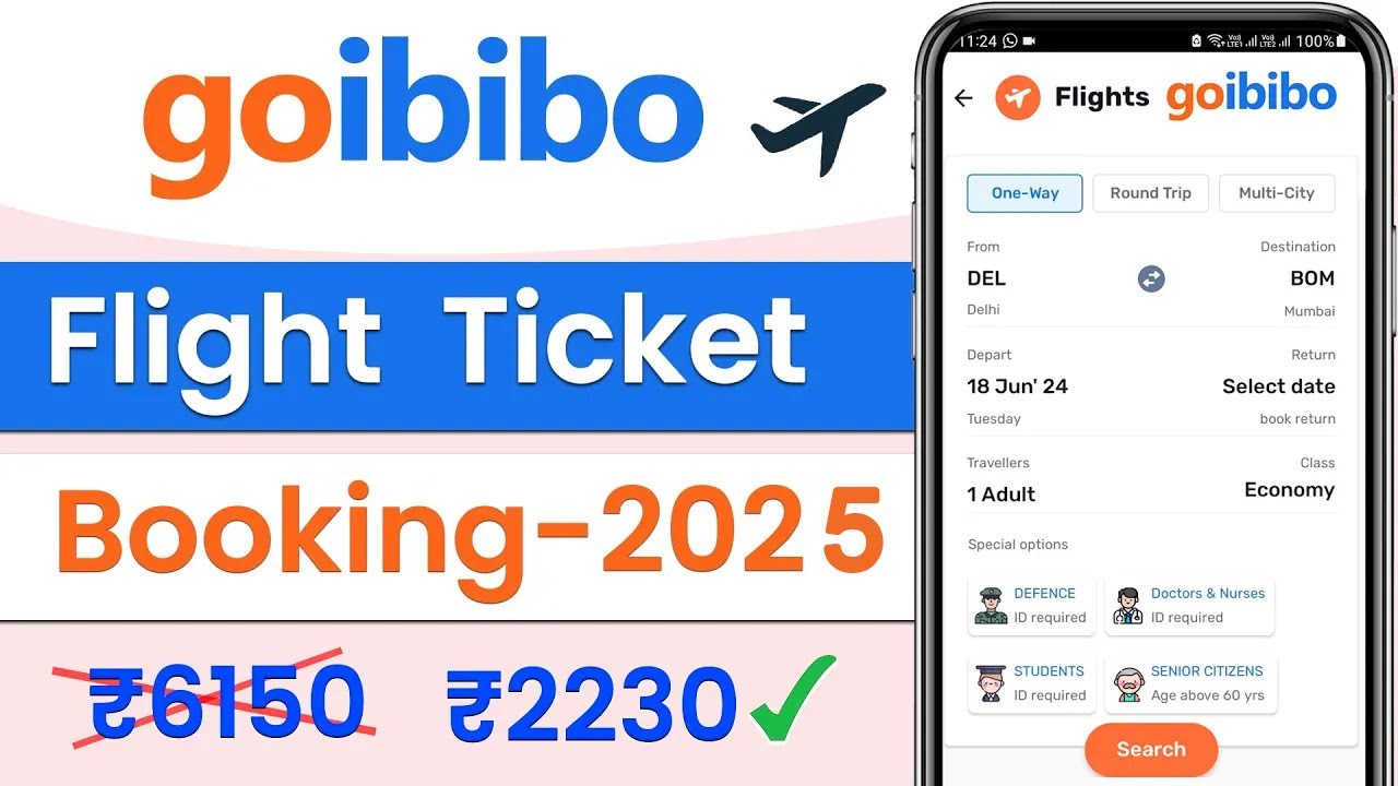 goibibo flight booking 2025 | goibibo se flight ticket kaise book kare ...