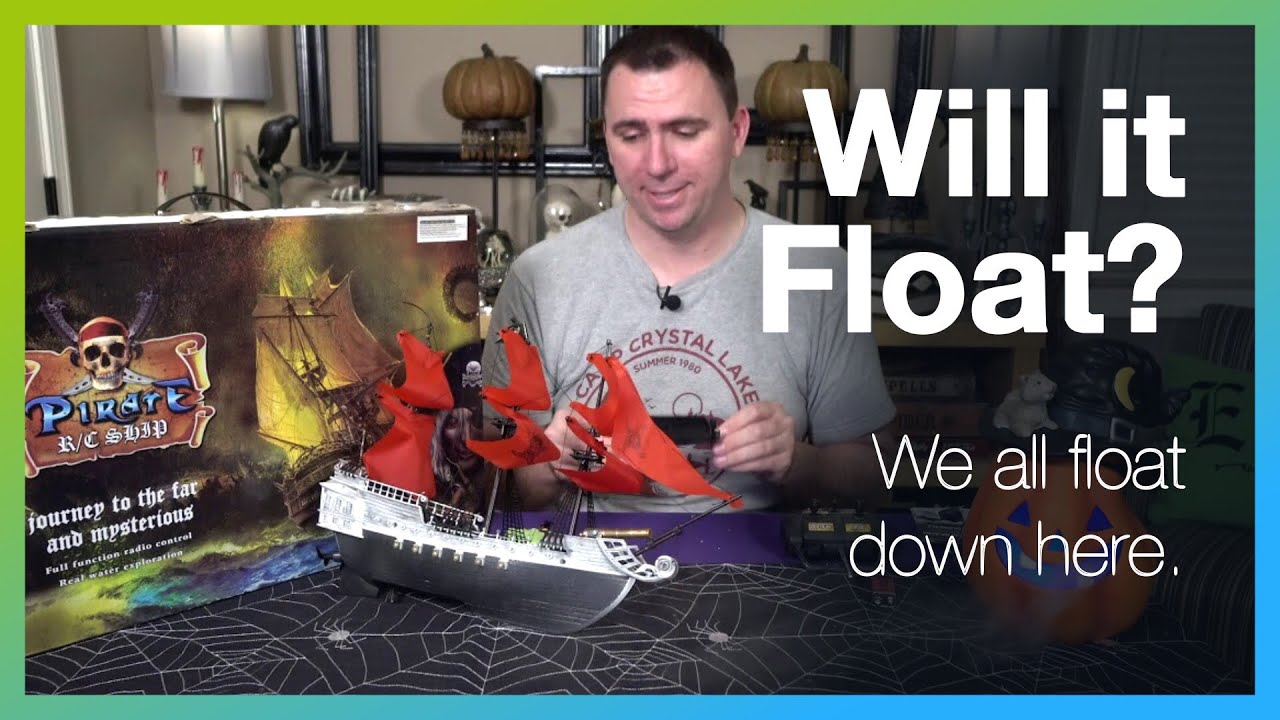 Remote Controlled Pirate Ship Thrift Store Find. Will it work?! - YouTube