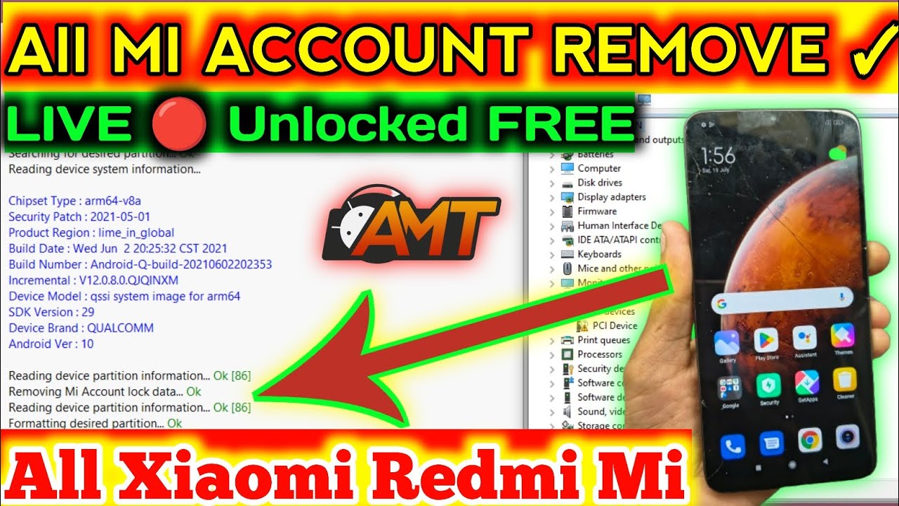 All Xiaomi Redmi Mi Account Removal Free | Redmi 9 Power Mi Account ...