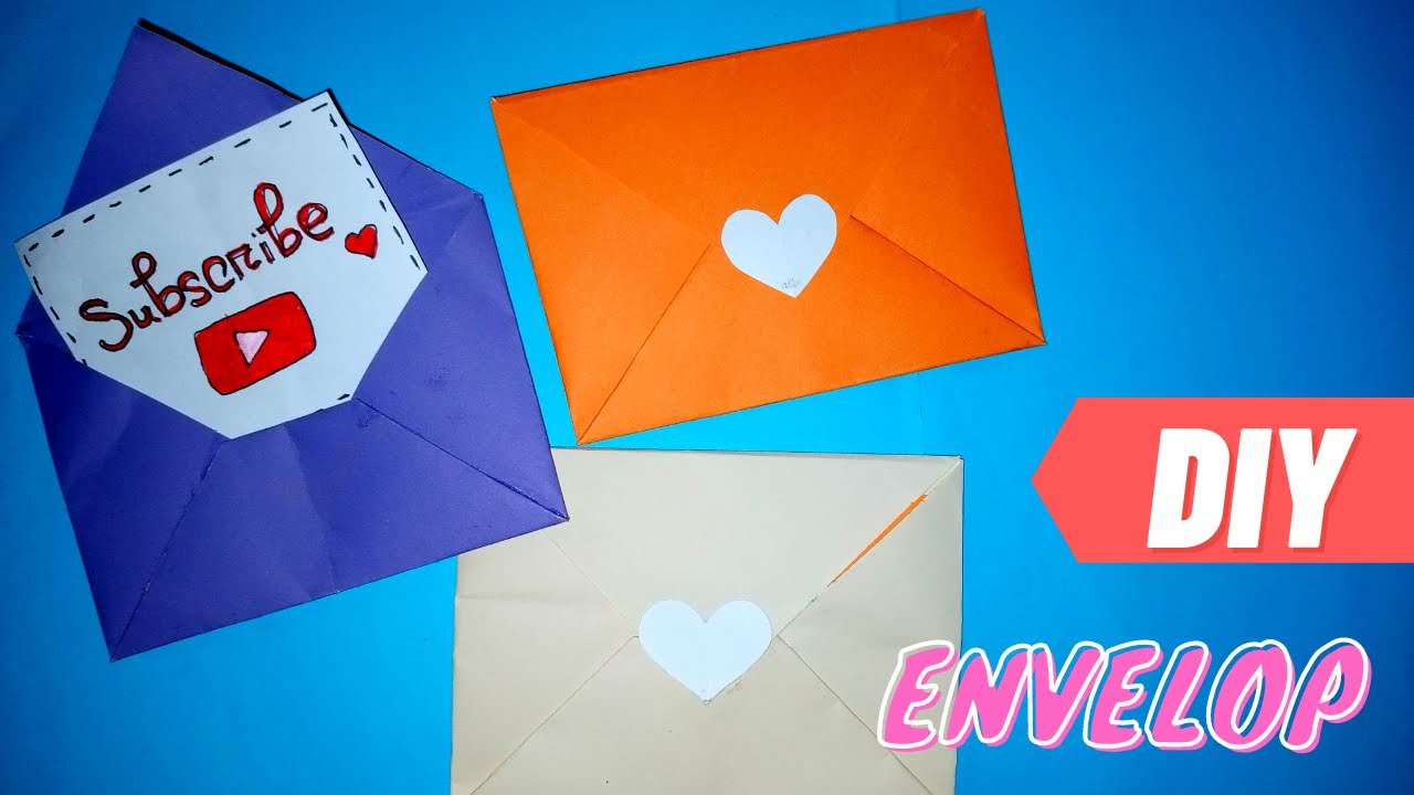 How to make paper envelop | DIY Cute letter envelop 😍 - YouTube