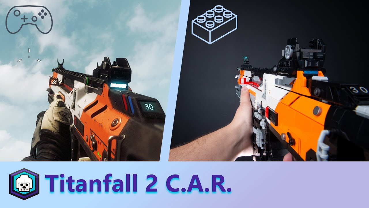 LEGO Titanfall 2 & Apex Legends 🔹 LEGO CAR SMG (All Attachments!) - YouTube