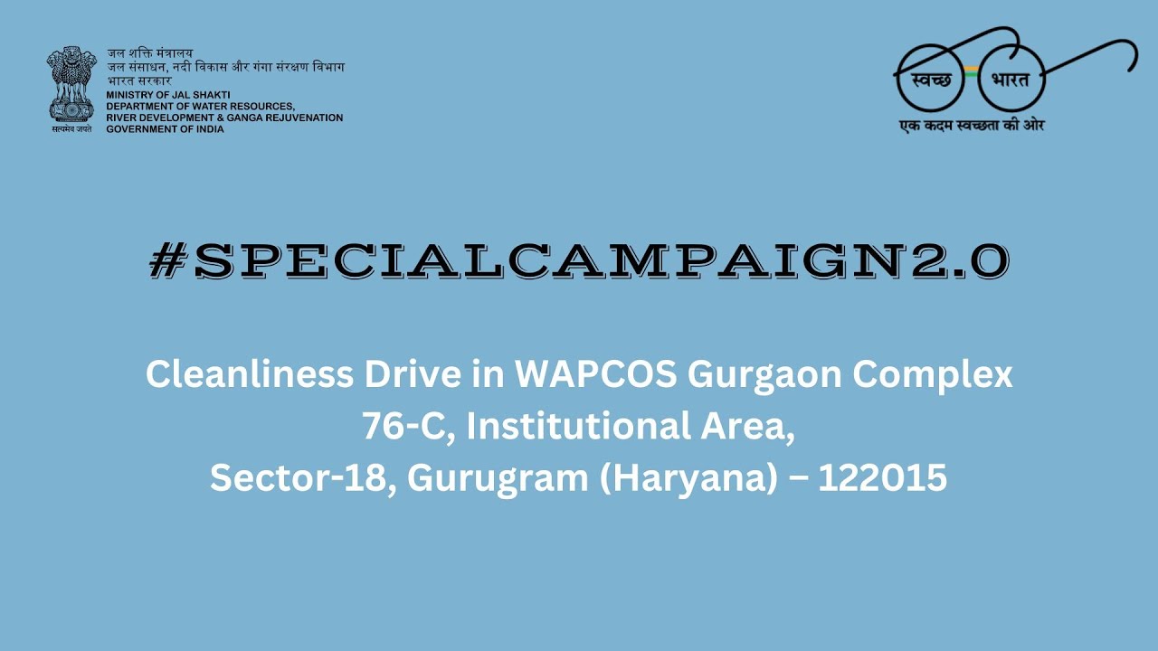#specialcampaign2: WAPCOS Limited conducted the Swachtha drive at their ...