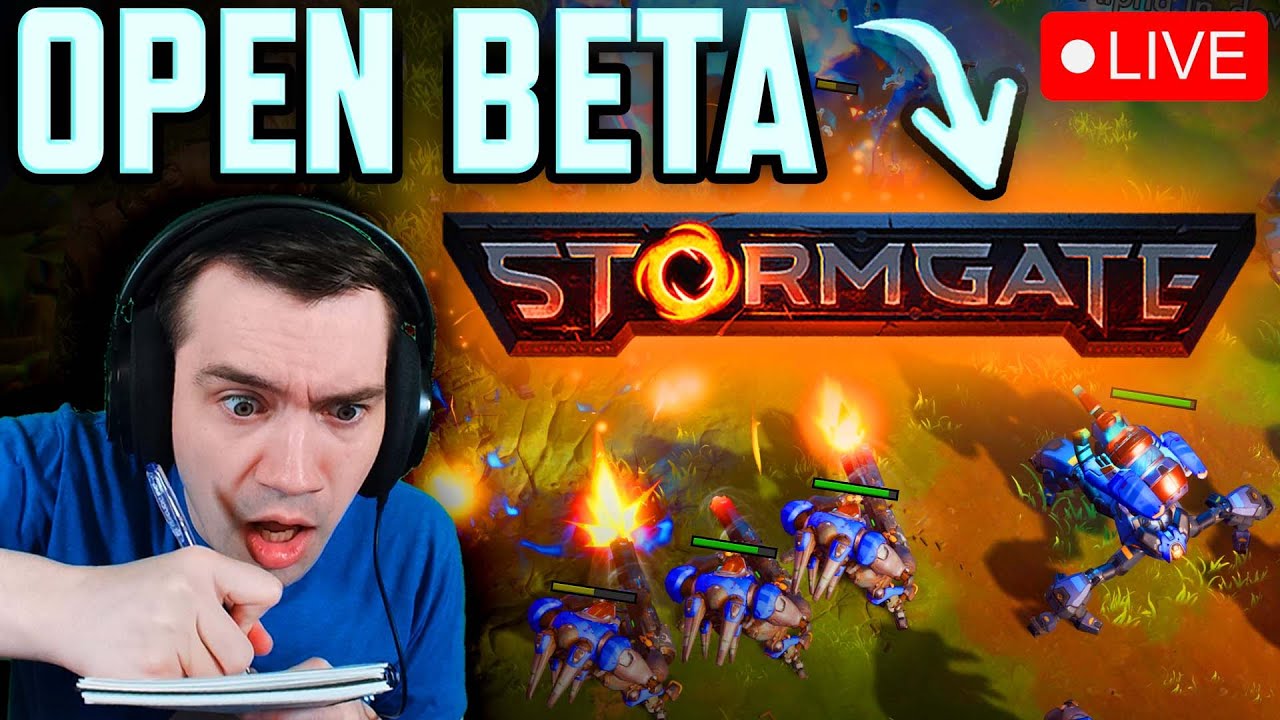 Stormgate Open Beta - Multiplayer Gameplay! First Ladder Games (1 ...