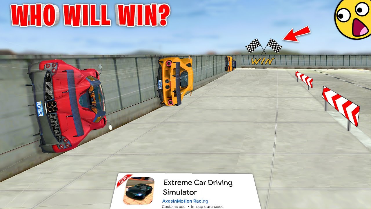 All Cars Racing In Wall - Extreme Car Driving Simulator 2024 | Who Will ...