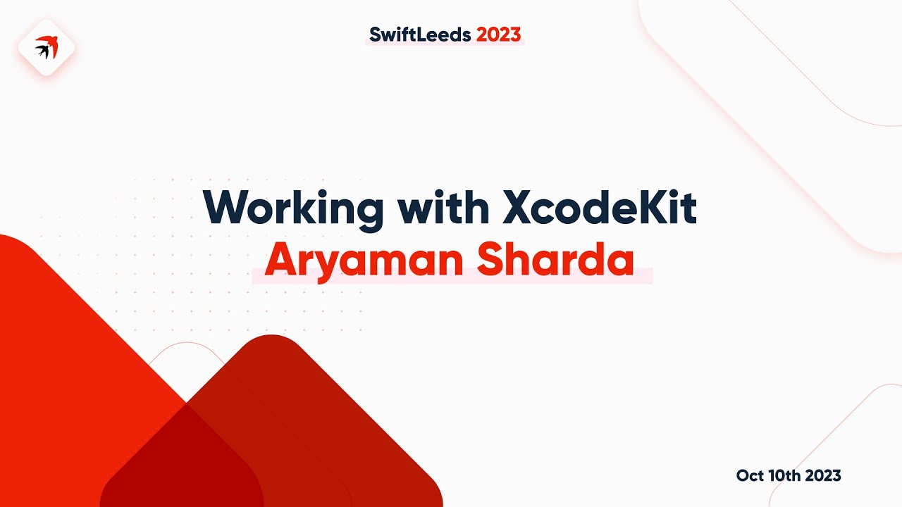 Working with XcodeKit by Aryaman Sharda - SwiftLeeds 2023 - YouTube