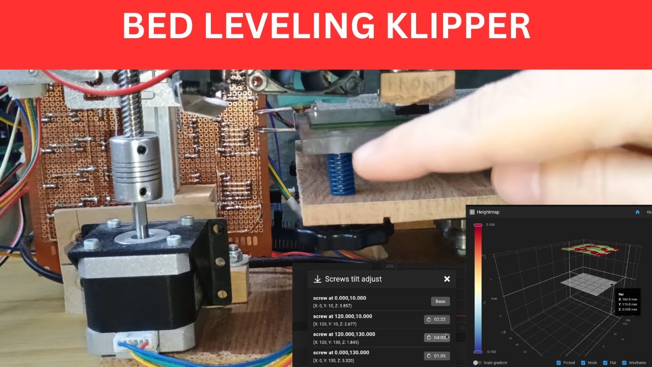 Manual Bed leveling in Klipper with probe - YouTube