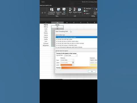How To... Use Basic Conditional Formatting in Excel #excel #exceltips #exceltricks # ...