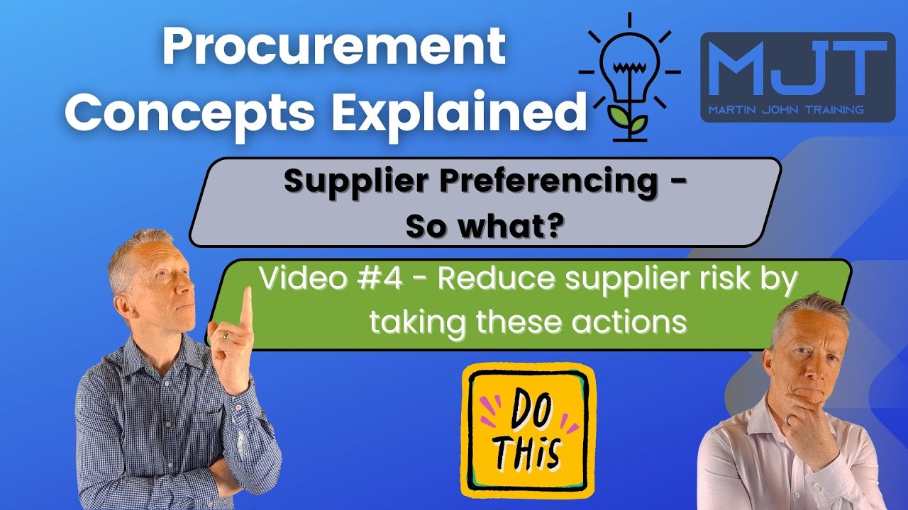 Supplier preferencing for Procurement - So what? - YouTube