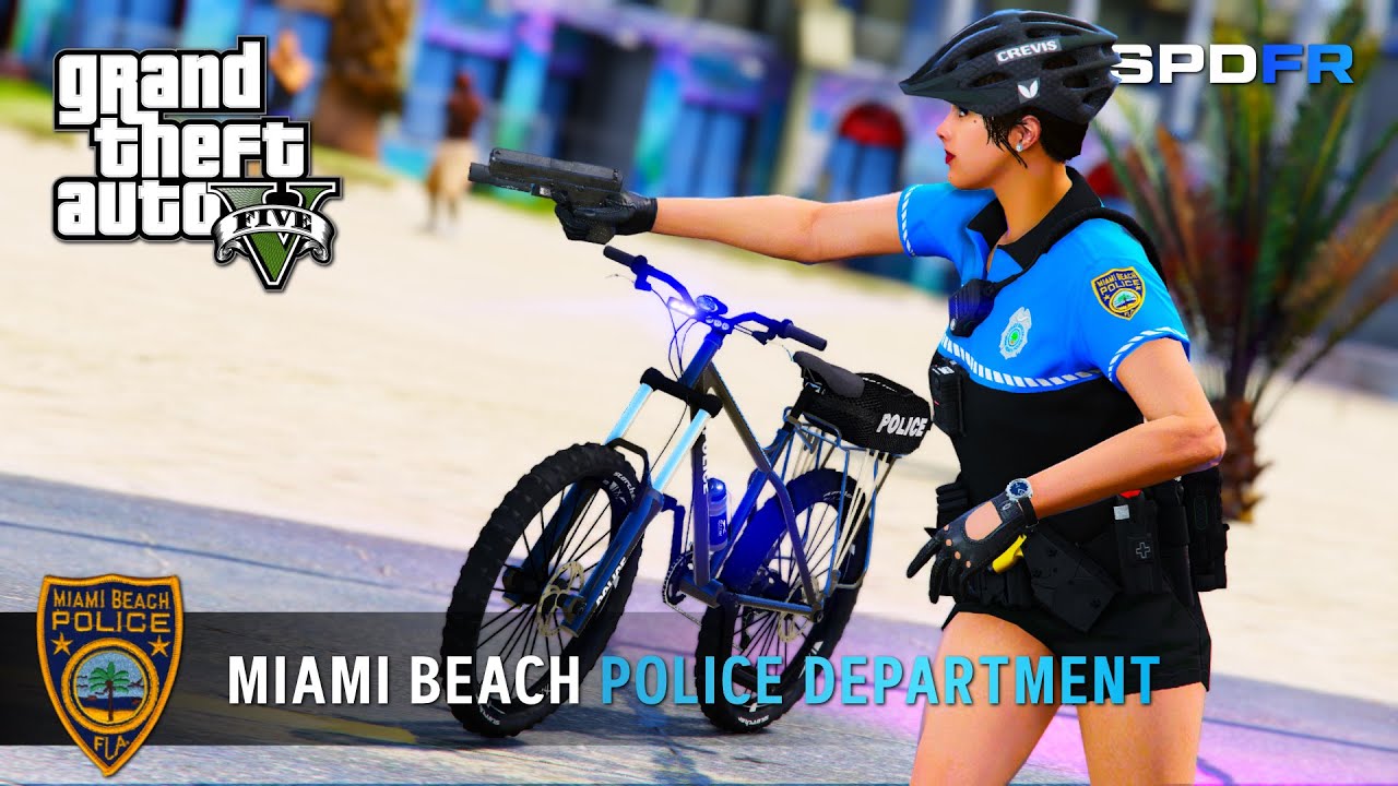 Officer Ambushed on the Vespucci Beach - Bicycle Patrol (Miami Beach ...