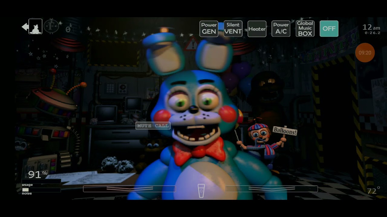 jogando fnaf unc - YouTube