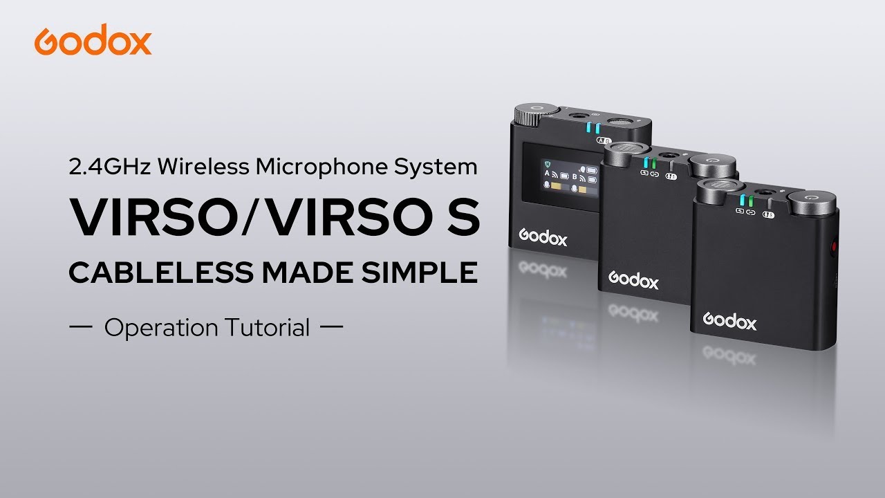 Godox VIRSO/ VIRSO S | New Wireless Microphone System | Operational ...
