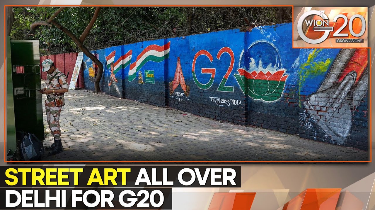 G20 Summit 2023: The 'Delhi Street Art' group is behind many murals ...