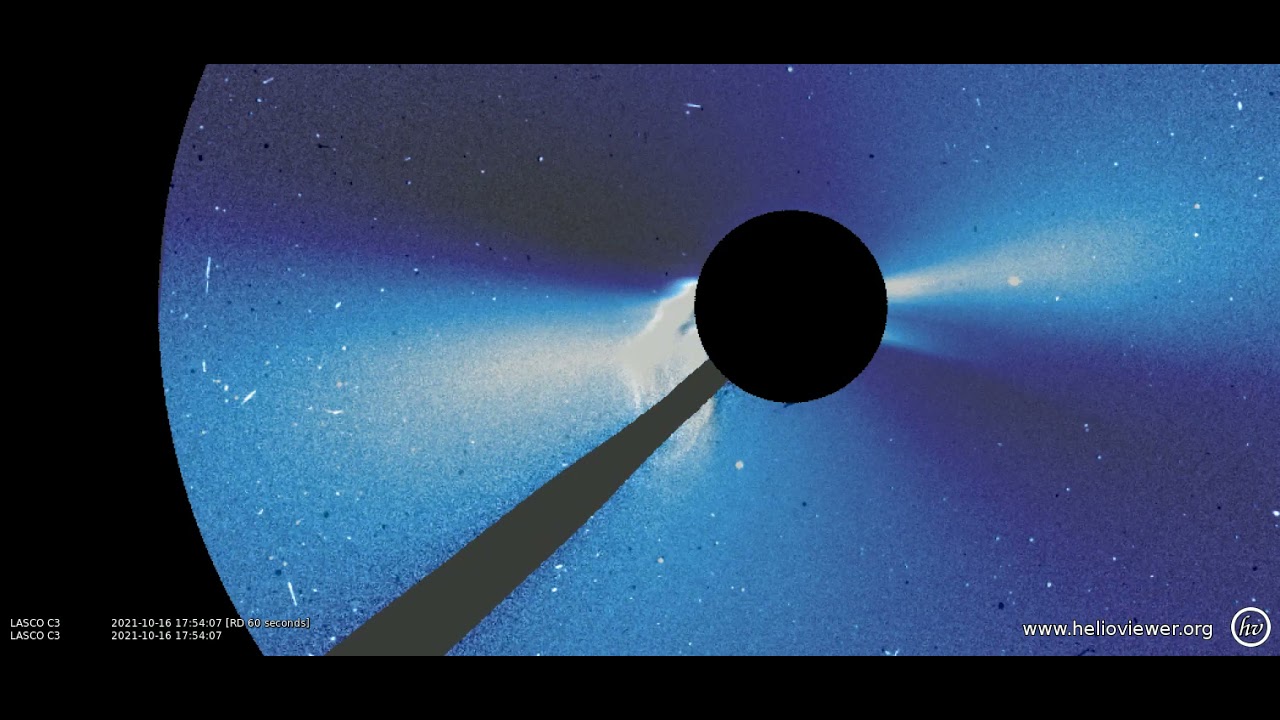 LASCO C3/C3 (2021-10-15 20:06:08 - 2021-10-17 16:06:07 UTC) - YouTube