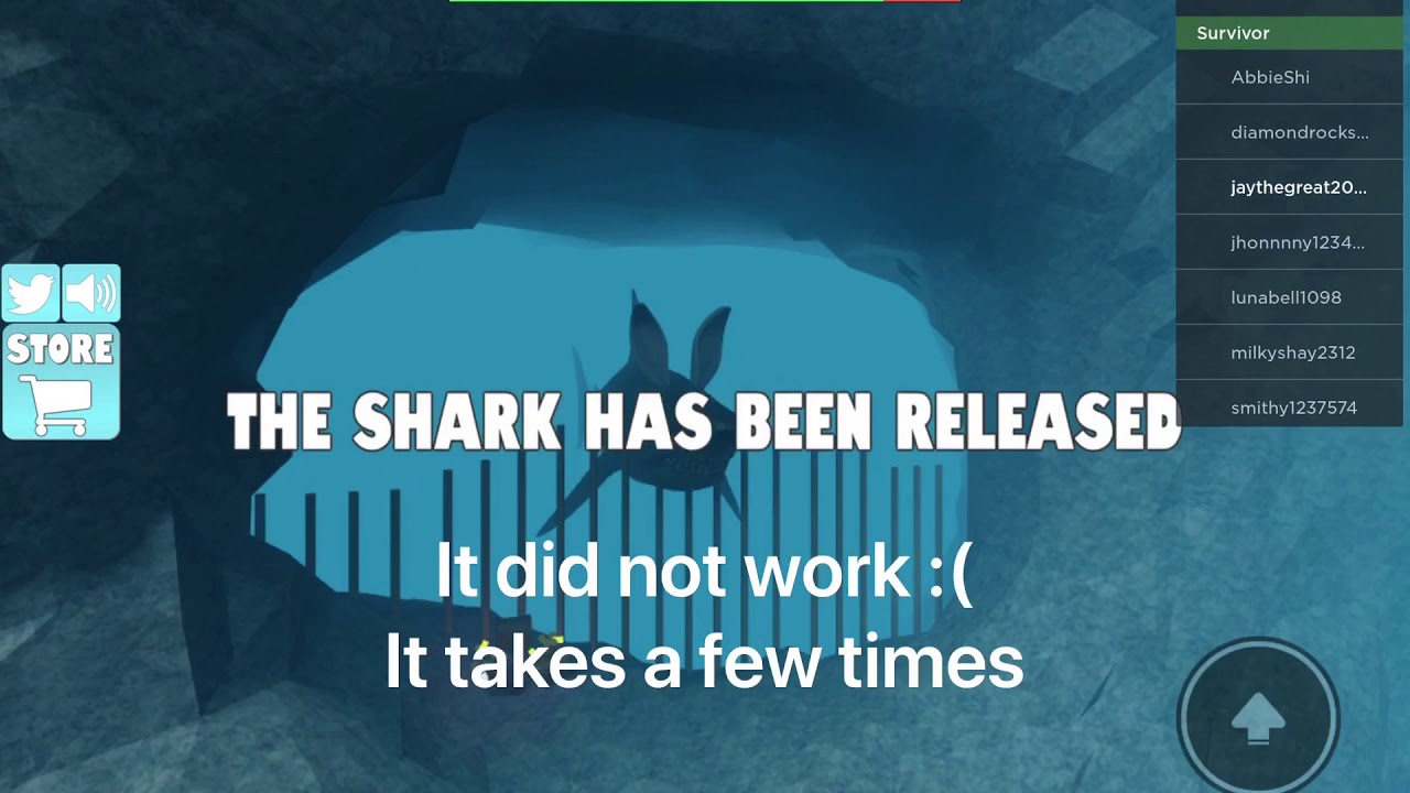 Stay at lobby glitch Roblox shark bite 🦈 - YouTube