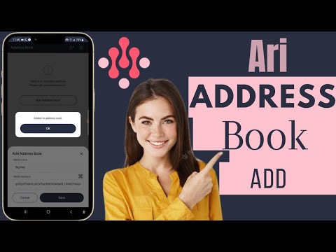 How To Add Address Book In Ari Wallet | Ari Wallet Address Book - YouTube
