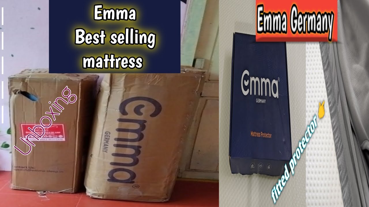 Emma Germany mattress and protector Unboxing videos/ king and single ...