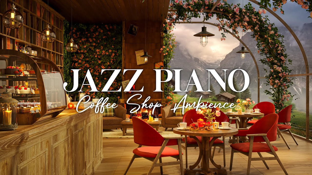 Cozy Coffee Shop Ambience with Smooth Jazz Music - Background ...