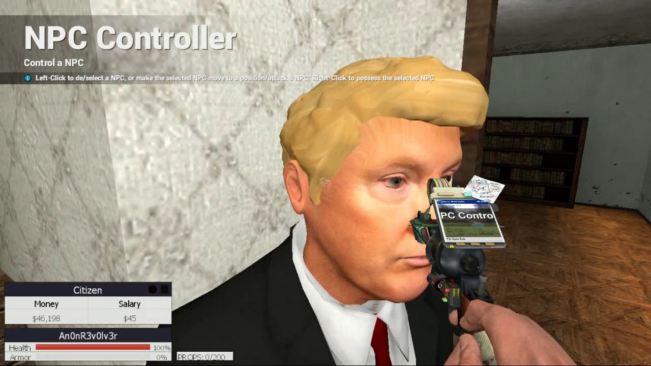 Trump npc nextbot demo video for gmod - YouTube