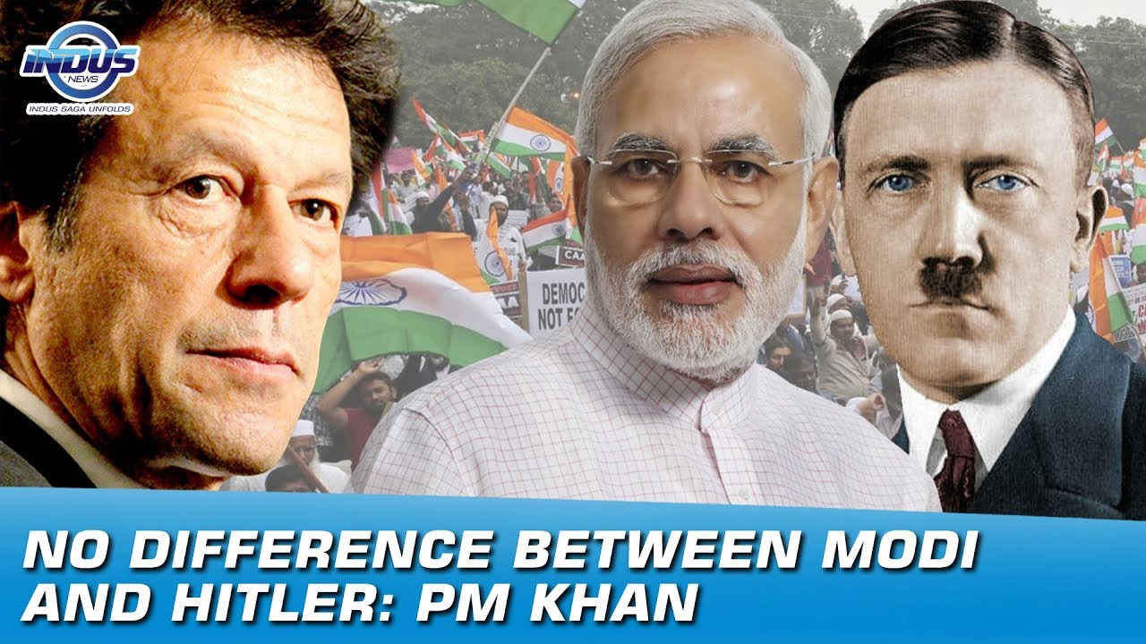 No Difference Between Modi And Hitler: PM Khan | Indus News - YouTube