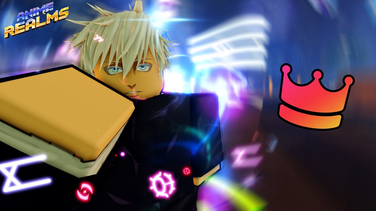 OBTAINING AND SHOWCASING *UNIQUE* GOJO - Anime Realms - YouTube