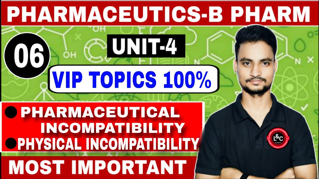 🔴Pharmaceutical Incompatibility | Physical Incompatibility ...