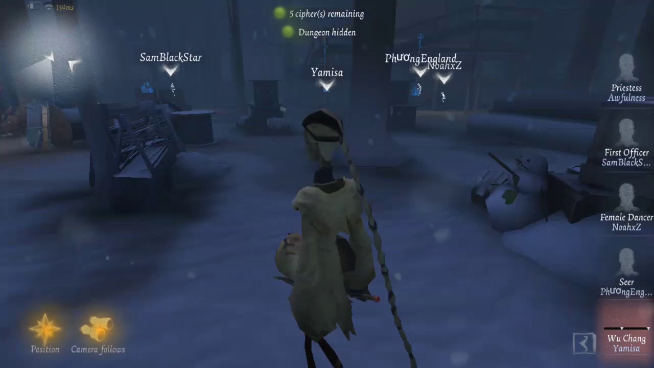 FIRST OFFICER GAMEPLAY IDENTITY V - YouTube