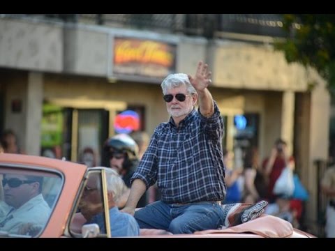 George Lucas at 2013 Graffiti Parade, Modesto, CA - YouTube