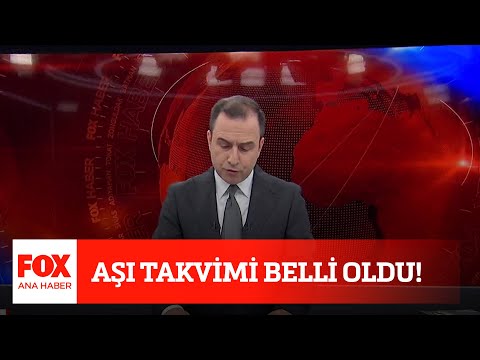 Aşı takvimi belli oldu! 3 Aralık 2020 Selçuk Tepeli ile FOX Ana Haber
