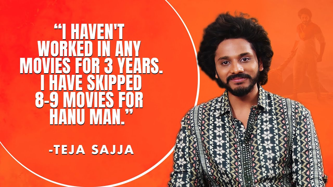 Hanu-Man Movie Teja Sajja Interview, Working with Chiranjeevi, Telugu ...