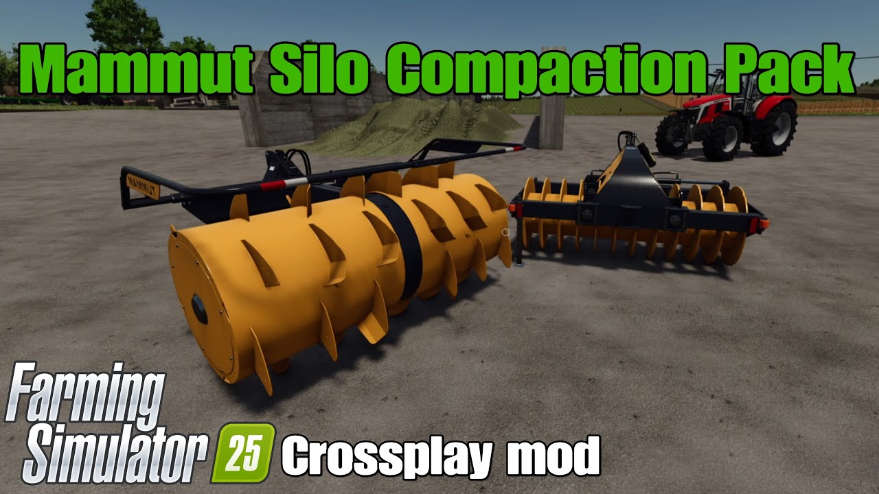 Mammut Silo Compaction Pack / FS25 Crossplay mod - YouTube