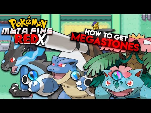 How to get key stone and mega stone meta fire red ( x and y version ...