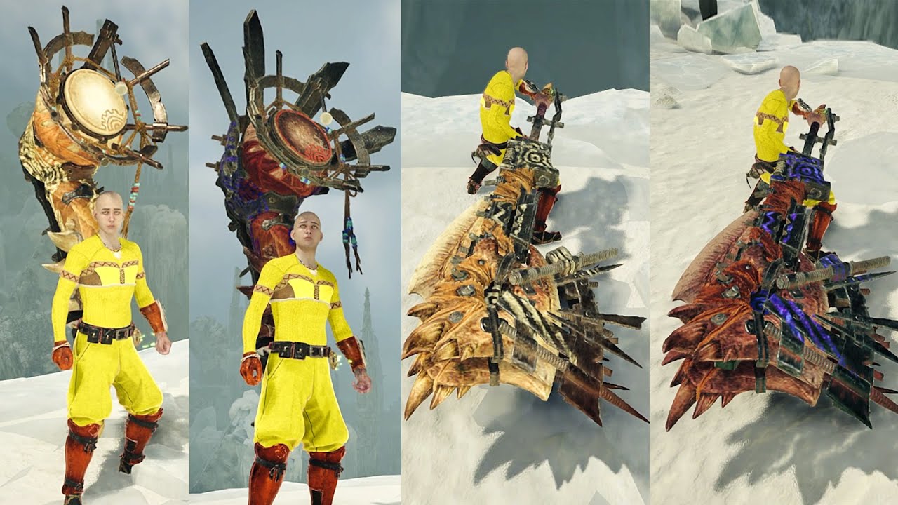 See ALL Doshaguma Tree Weapons at Base & Max Level! - Monster Hunter ...