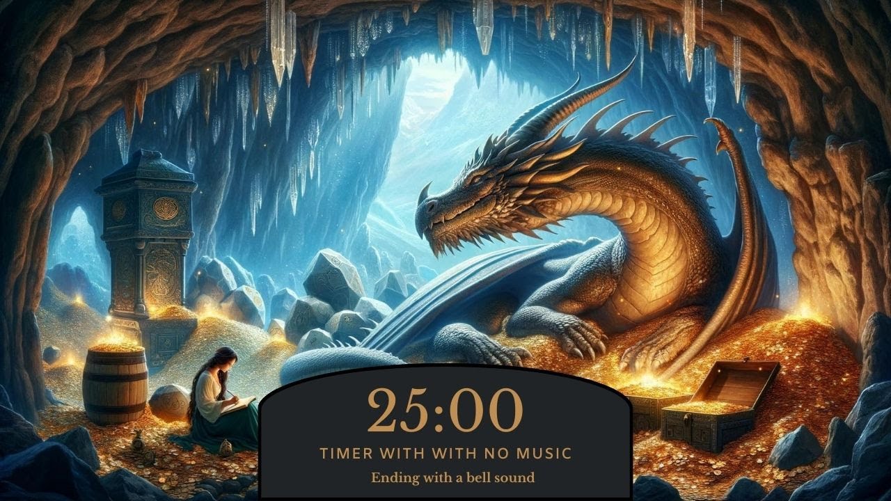 25- Minute Dragon Timer For Writing And Studying - Silent - YouTube