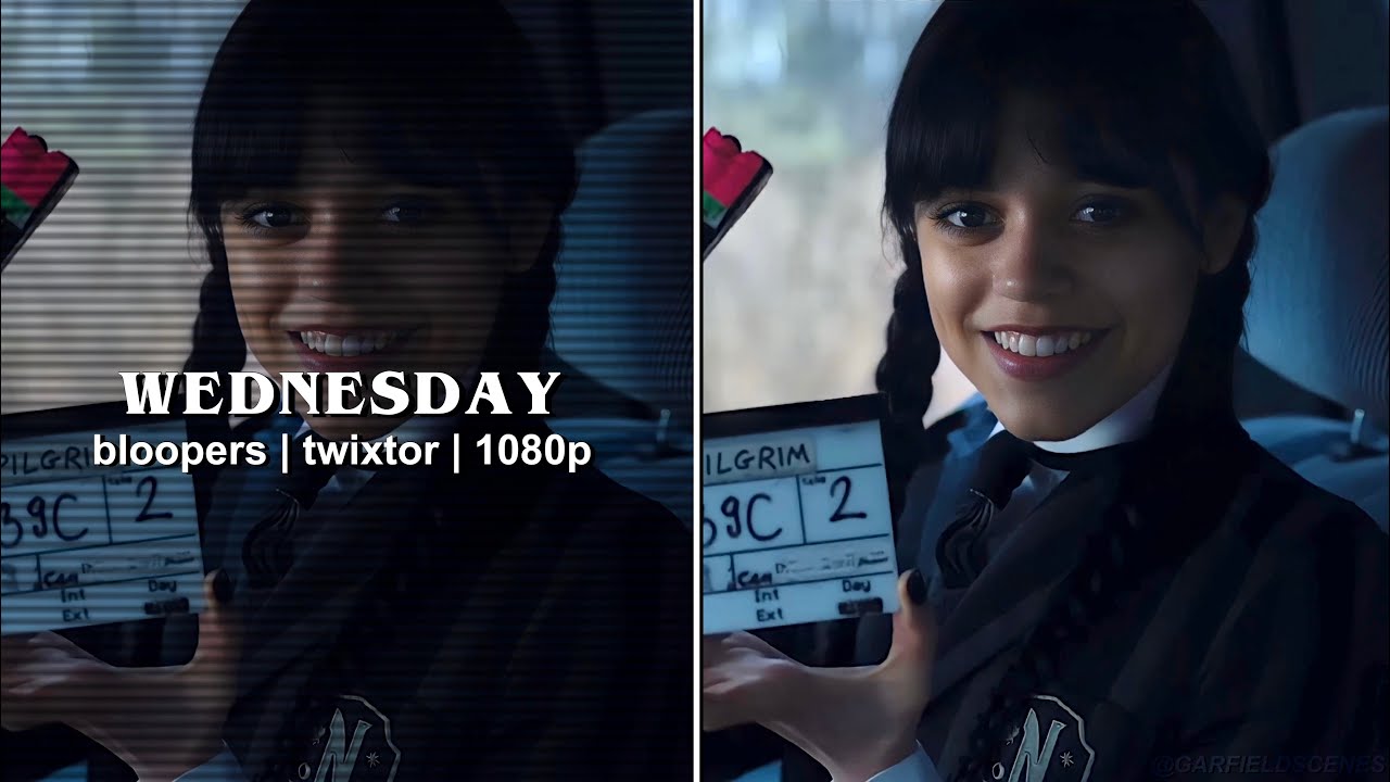 wednesday bloopers | twixtor scenepack - YouTube