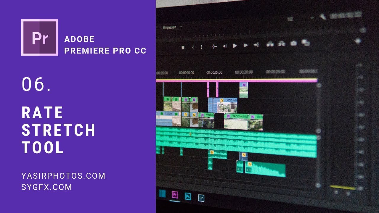 Adobe Premiere Pro CC | Rate Stretch tool - YouTube