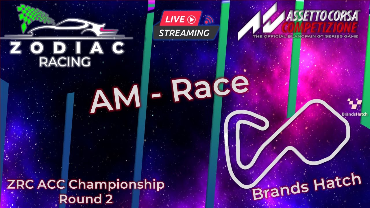 Zodiac Racing ACC Championship S01 R02 Am-Race Brands Hatch - YouTube