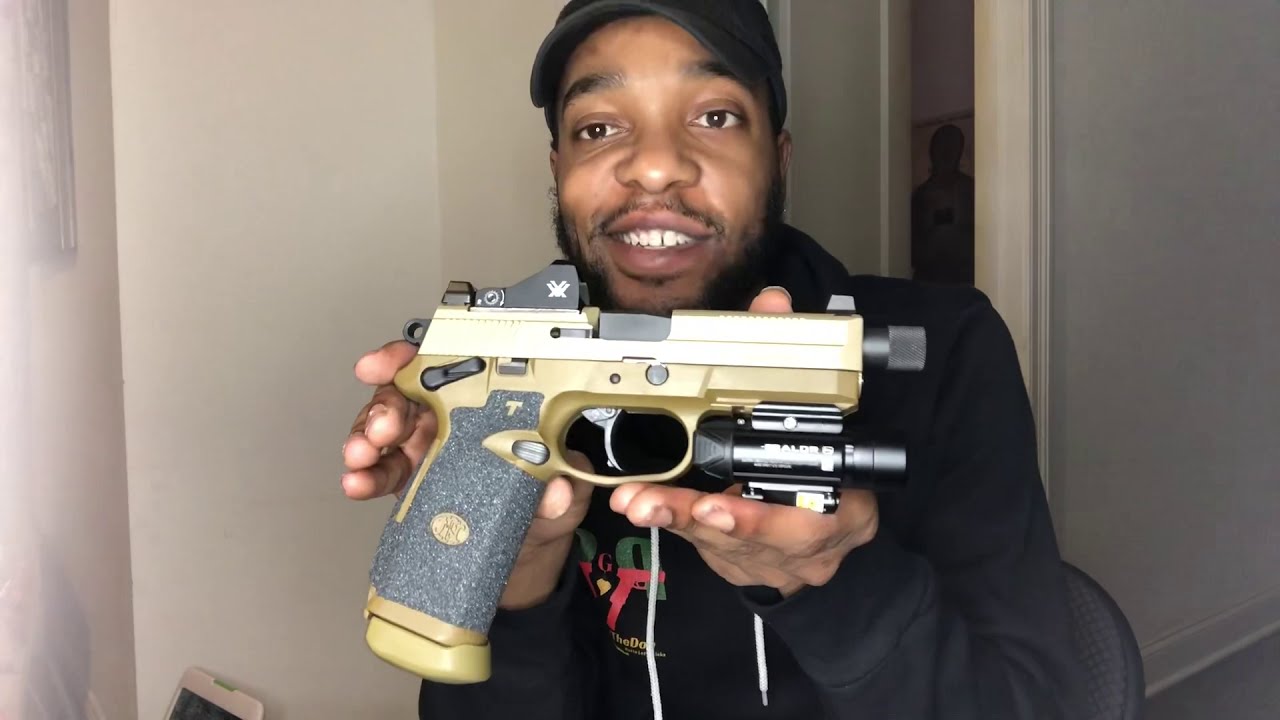 Talon grips! “Stick to your guns” FNX 45 tactical - YouTube