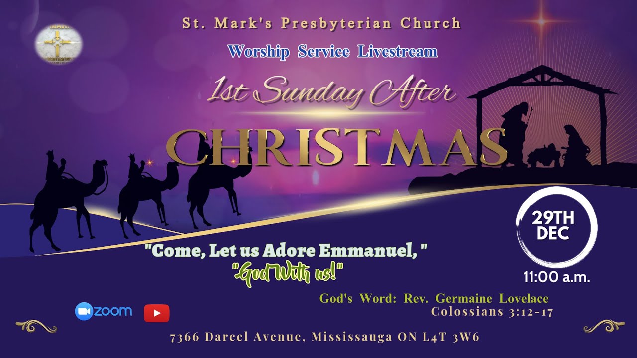 Worship on the 1st Sunday After Christmas - YouTube
