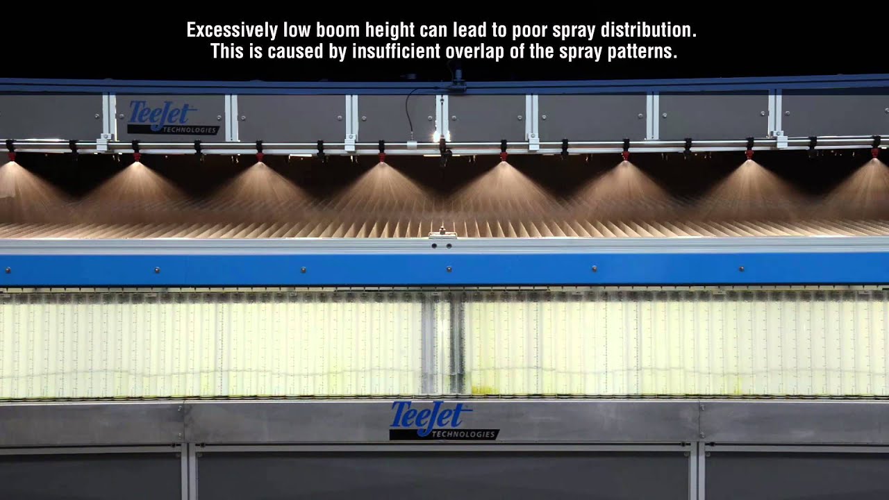 The Negative Impacts of Low Spray Boom Height From TeeJet® - YouTube