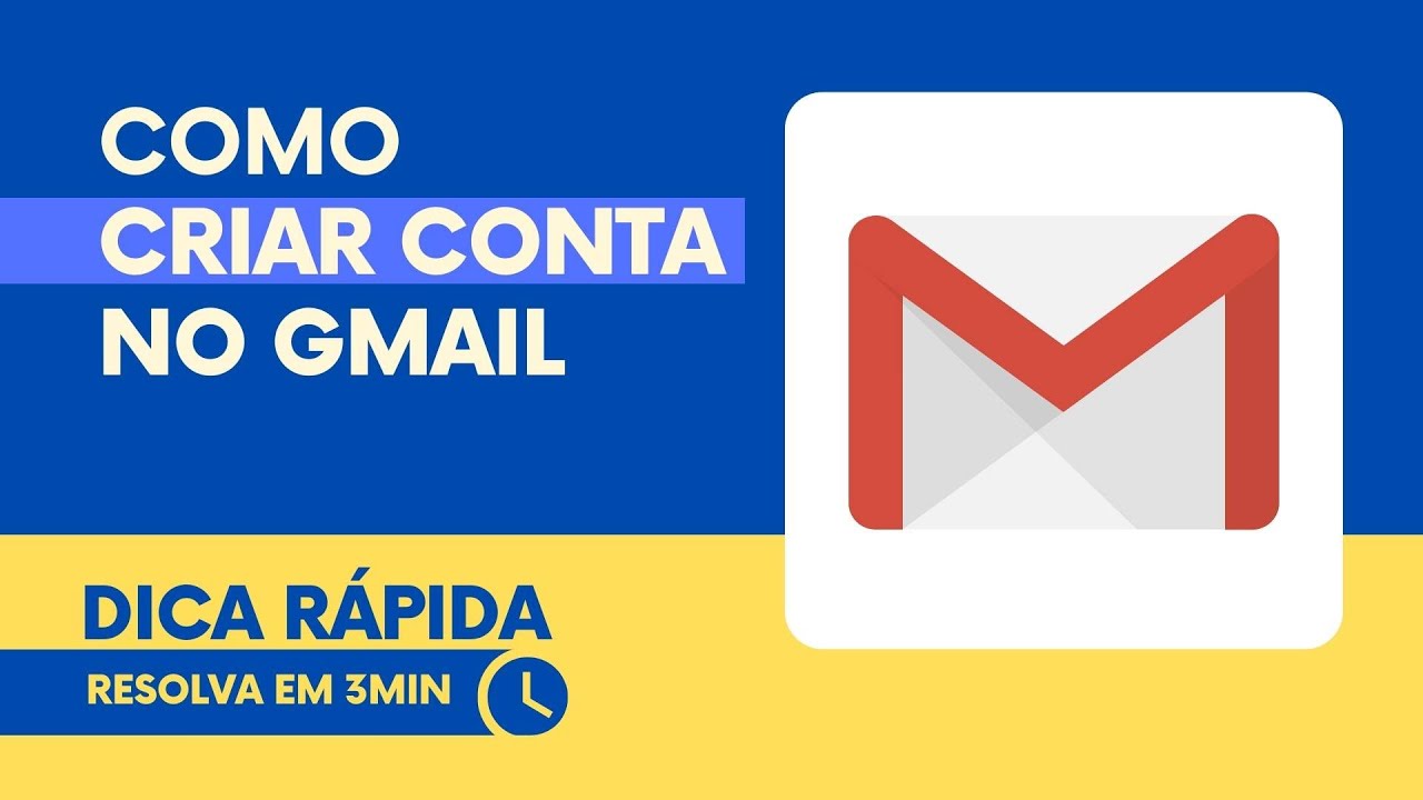 COMO CRIAR CONTA NO GMAIL - RÁPIDAMENTE - YouTube