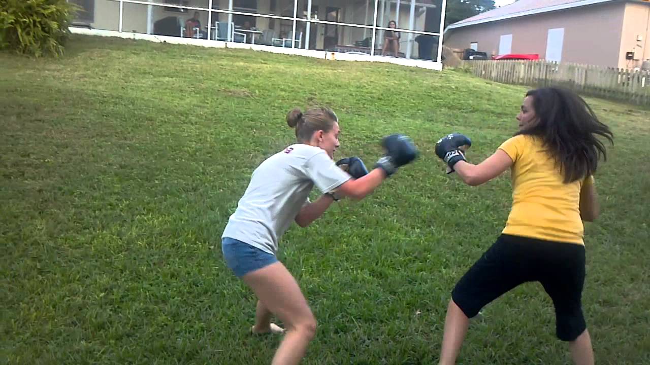 Boxing match with Lisa! - YouTube